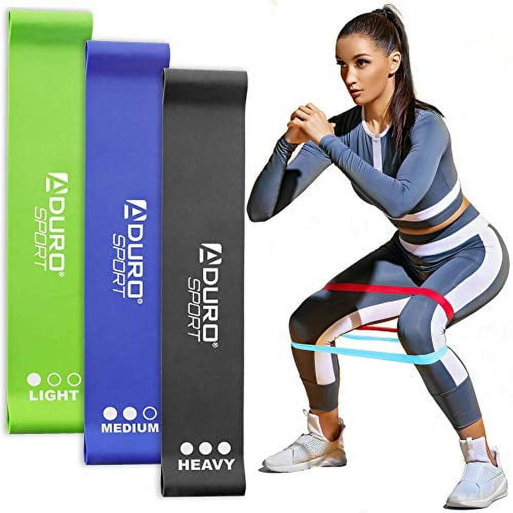 Aduro Sport Resistance Bands Set Exercise Workout Bands Loops Set for ...