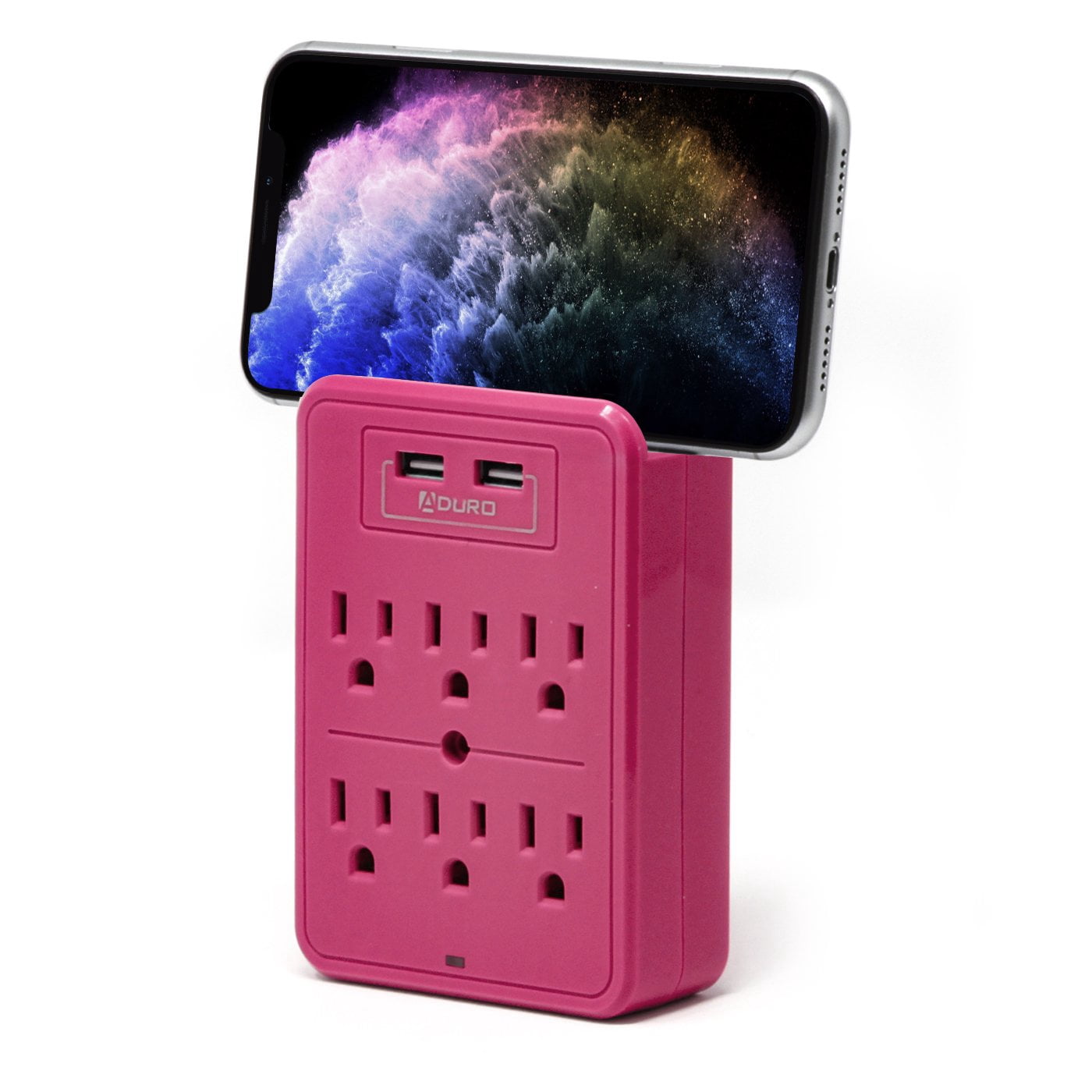 Aduro Surge Protector 6 Outlets Power Strip Station with USB (2 Ports 2 ...