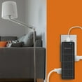 Aduro Surge Protector 9 Outlet Power Strip with 2 USB Ports Multiple ...