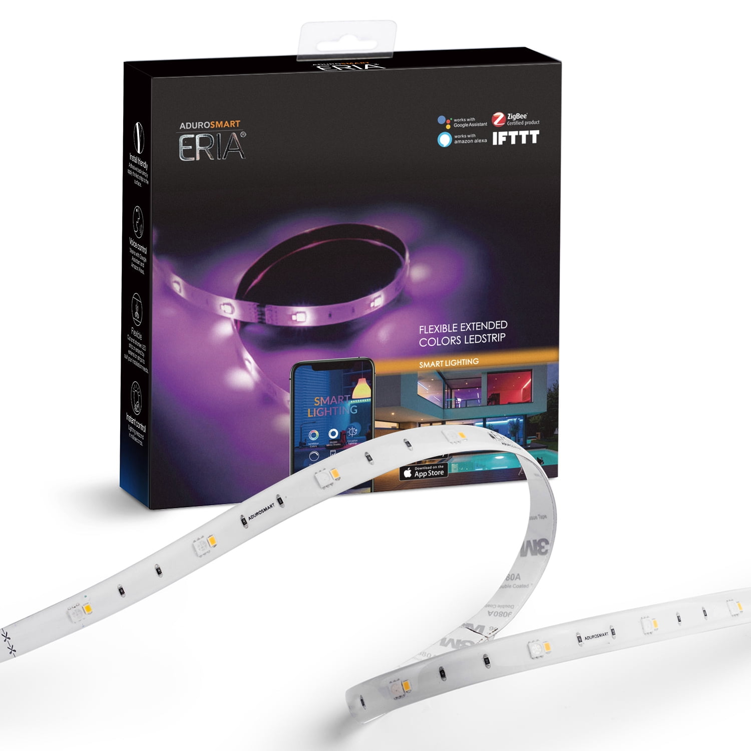 AduroSmart Eria Flexible Extended Colors LED Strip, Hub Required ...