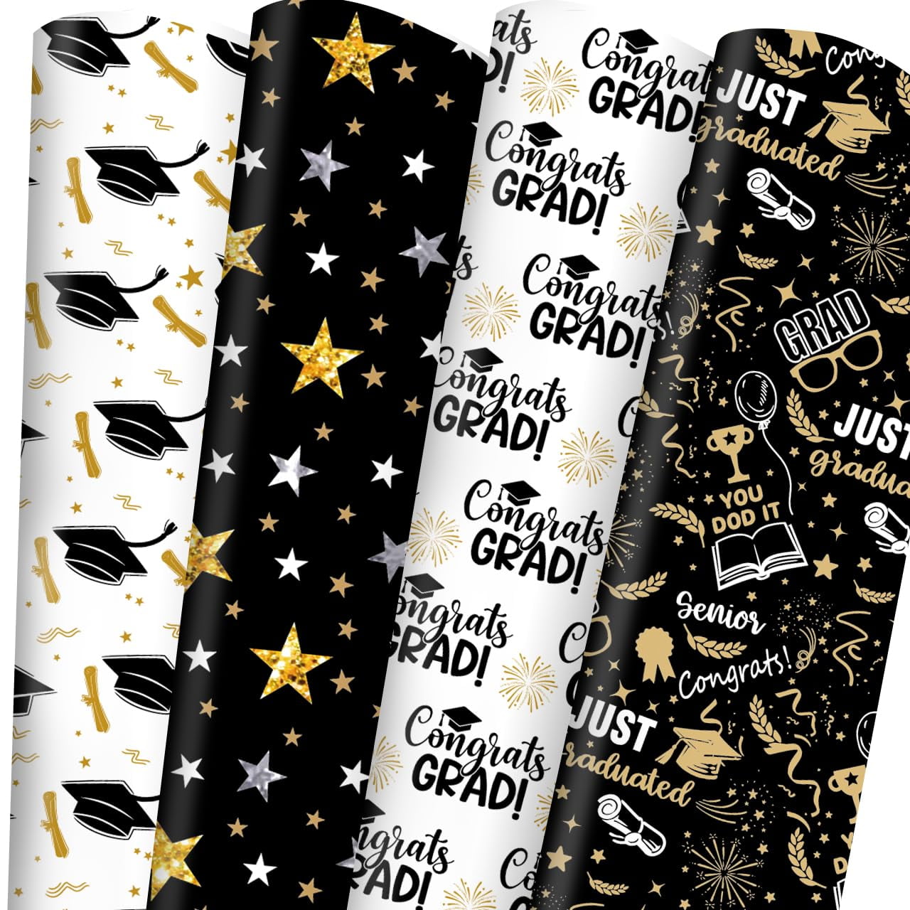Adurself 28 xUMRT 40 In Graduation Wrapping Paper Black of 2025 ...