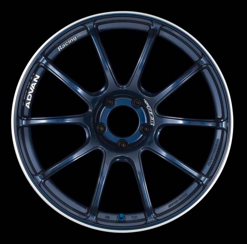 Advan RZII 18x9.5 +45 5-114.3 Racing Indigo Blue Wheel - Walmart.com