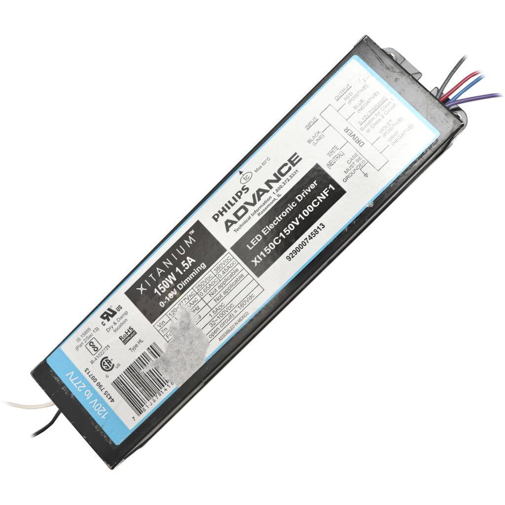 Advance 12190 - 150 watt 120/277 volt LED Driver (XITANIUM LED DRIVER ...