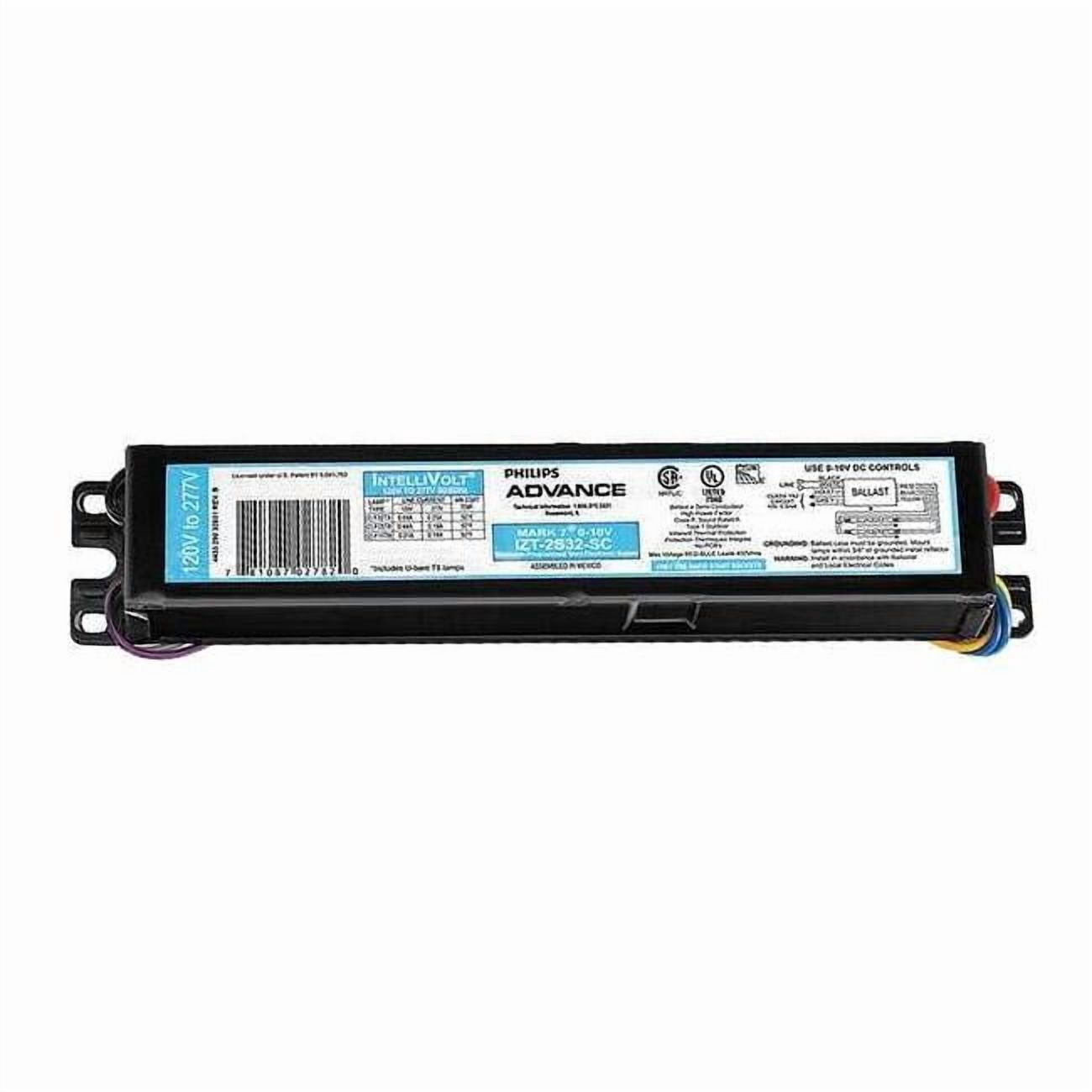 Advanced IZT-2PSP32-SC Fluorescent Ballast, 2 Lamp, F32 T8, 32W, 120 ...