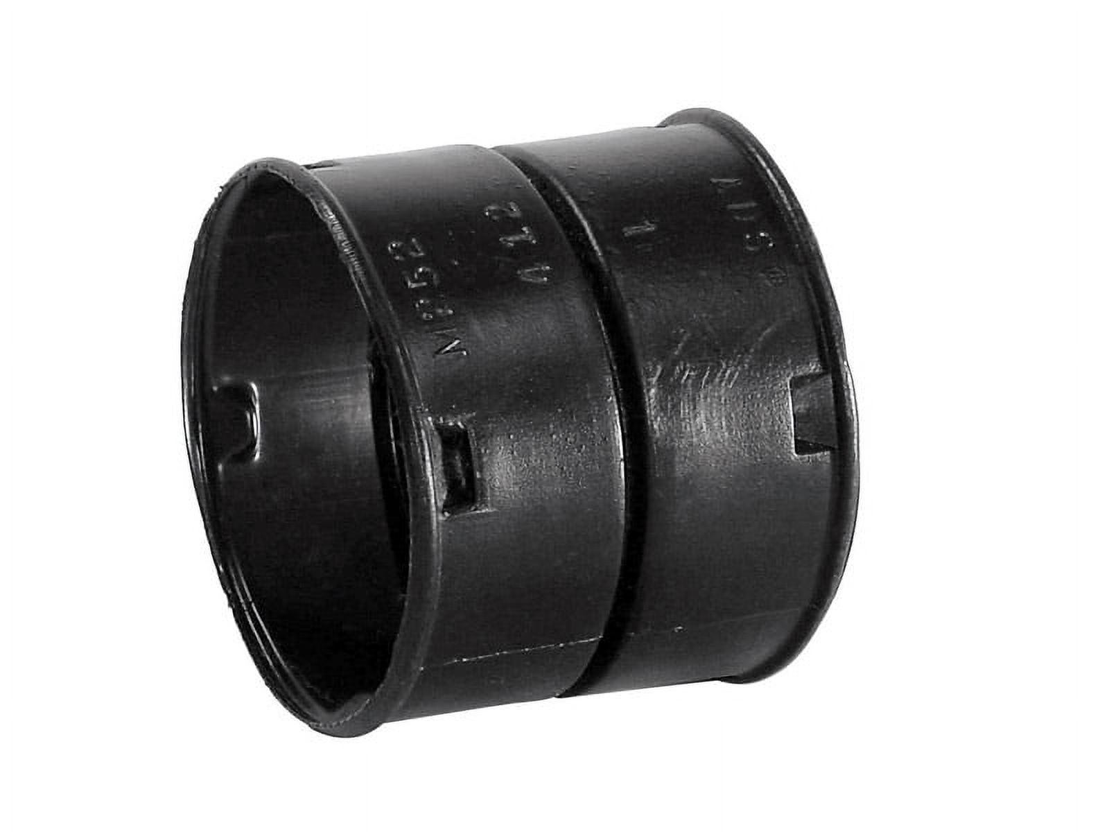 ADS 0612AA Single-Wall HDPE 6 in. Black-Colored External Snap Culvert ...