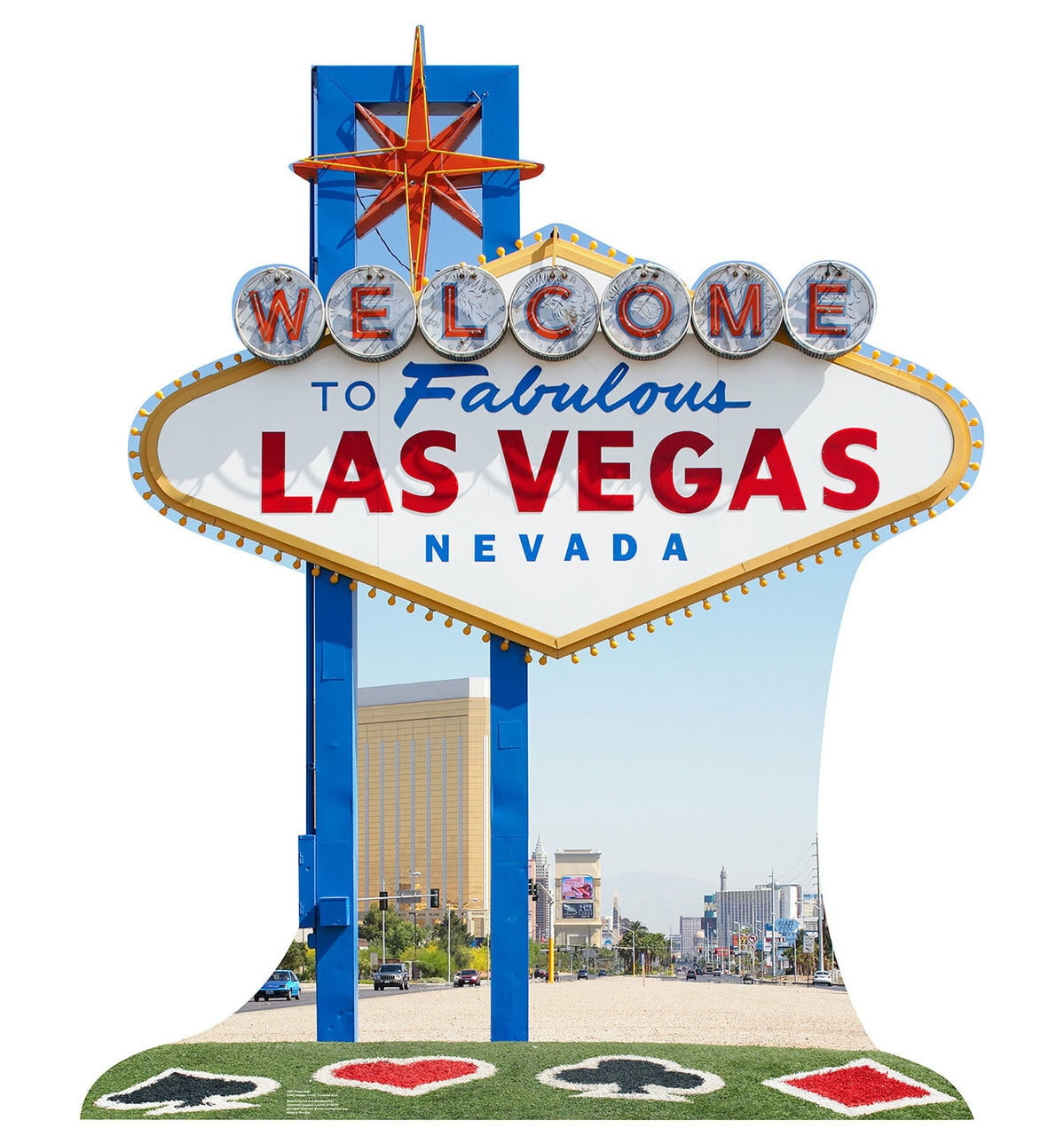 Advance Graphics Vegas Sign Cardboard Cutout - Walmart.com