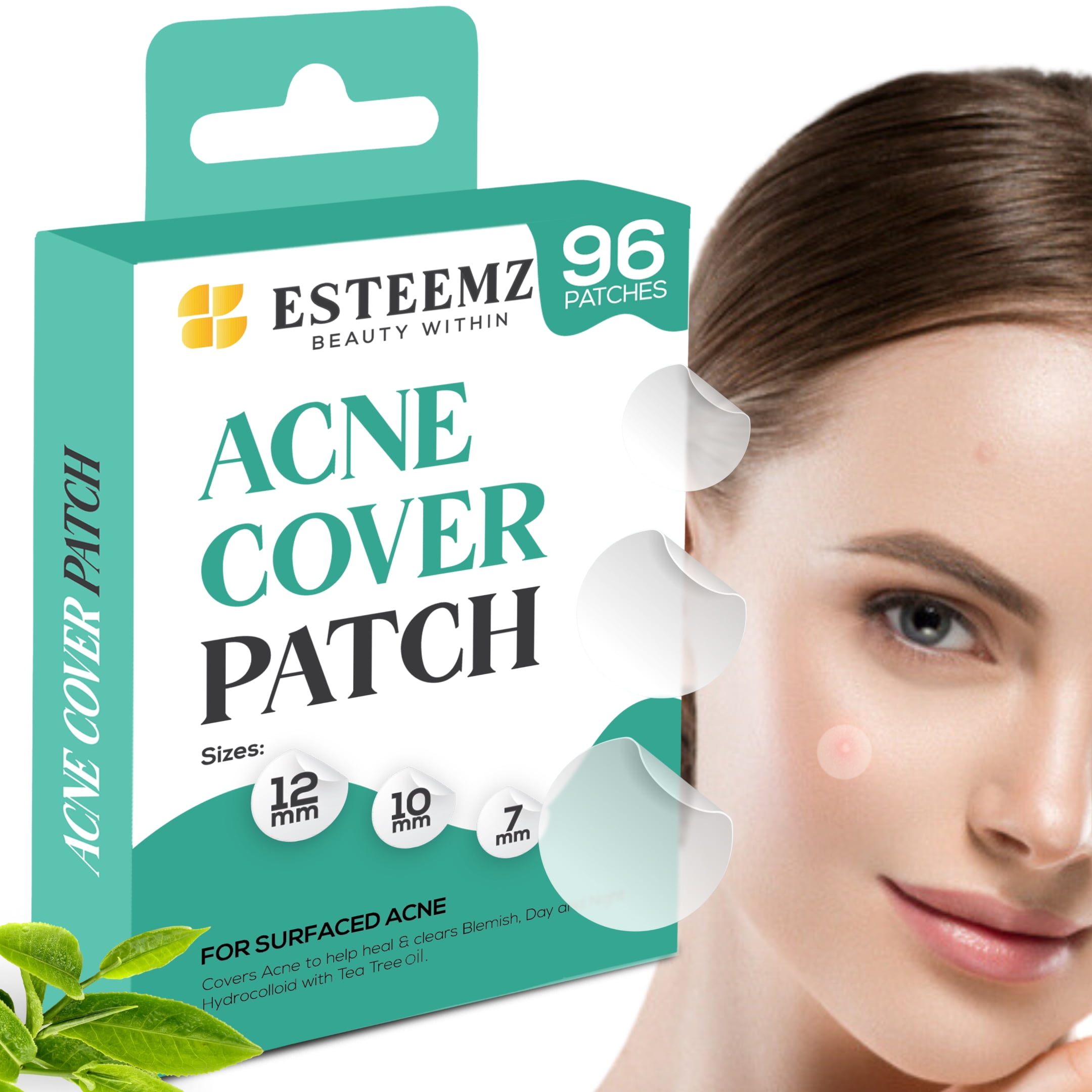 Advance Invisible Pimple Patches For Face (96 Pack) - Hydrocolloid ...