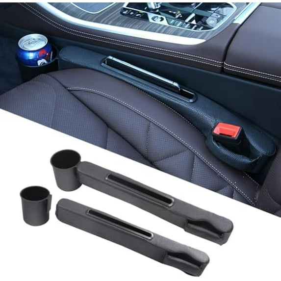 Advanced 3in1 Car Seat Gap Filler with Pocket Organizer and Removable ...