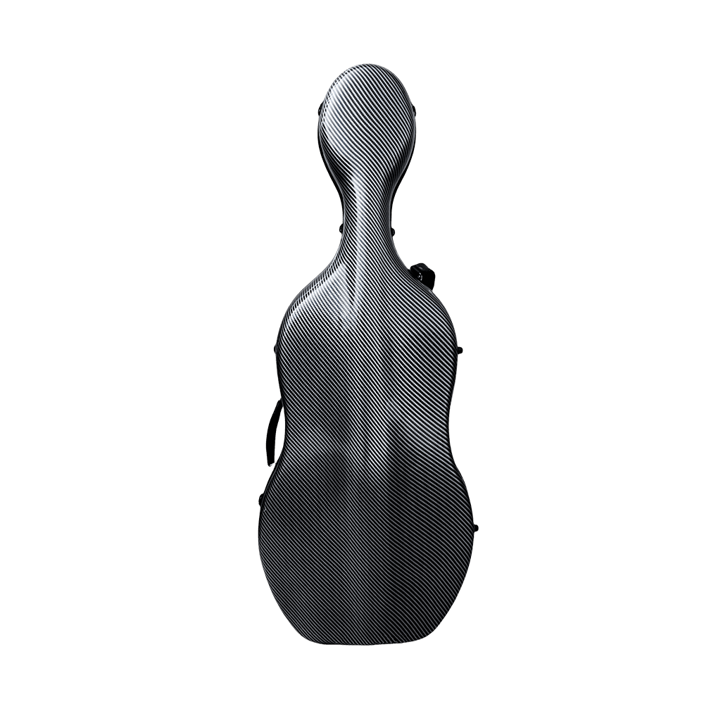 Advanced 4/4 Black Cello Box Carbon Strong Light durable Cello Case ...