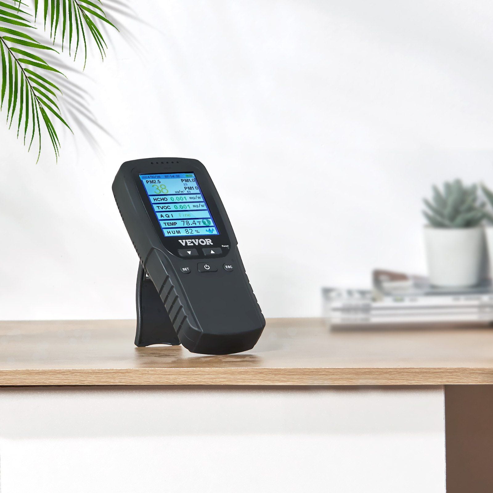 Advanced 8-in-1 Air Quality Tester, PM2.5 PM10 PM1.0 Particle Counter ...