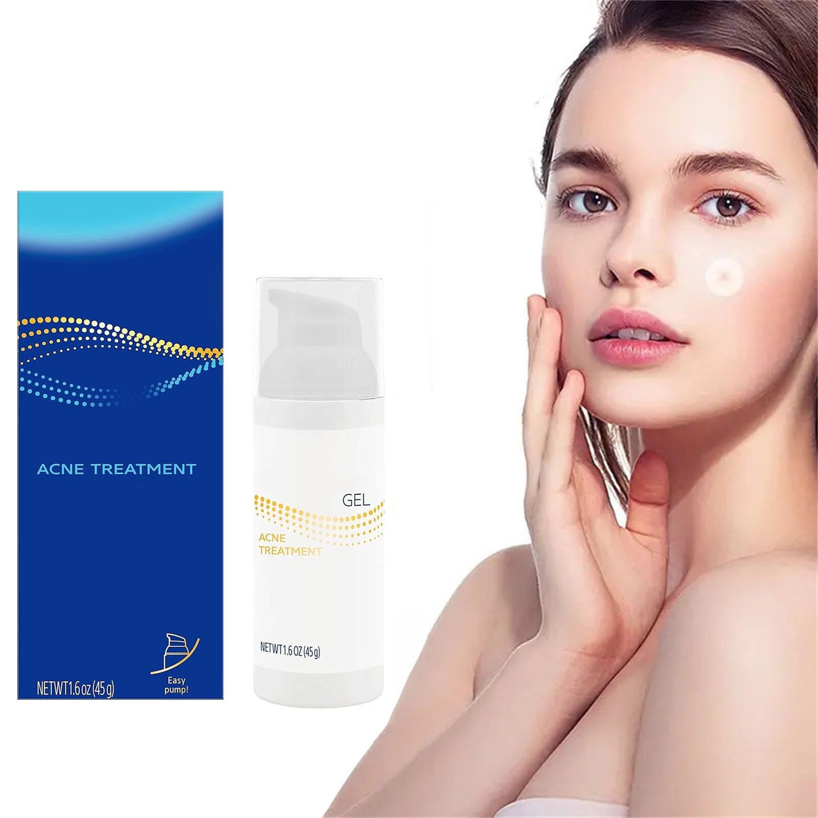 Advanced Acne Treatment Gel Fast-Acting Formula for Clear Skin, Reduces ...