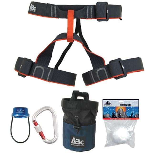 Advanced Base Camp Beginners Rock Climbing Kit - Includes Guide Harness ...