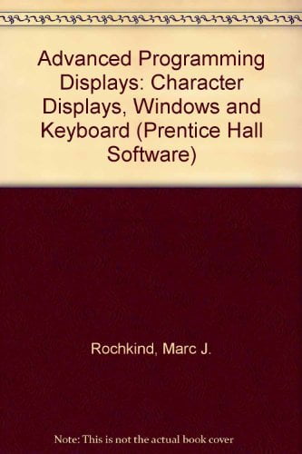 Pre-Owned Advanced C Programming for Displays: Character Displays ...