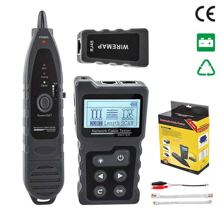 Advanced Cable Tester with Multifunction PoE Wire Tracker, Network ...