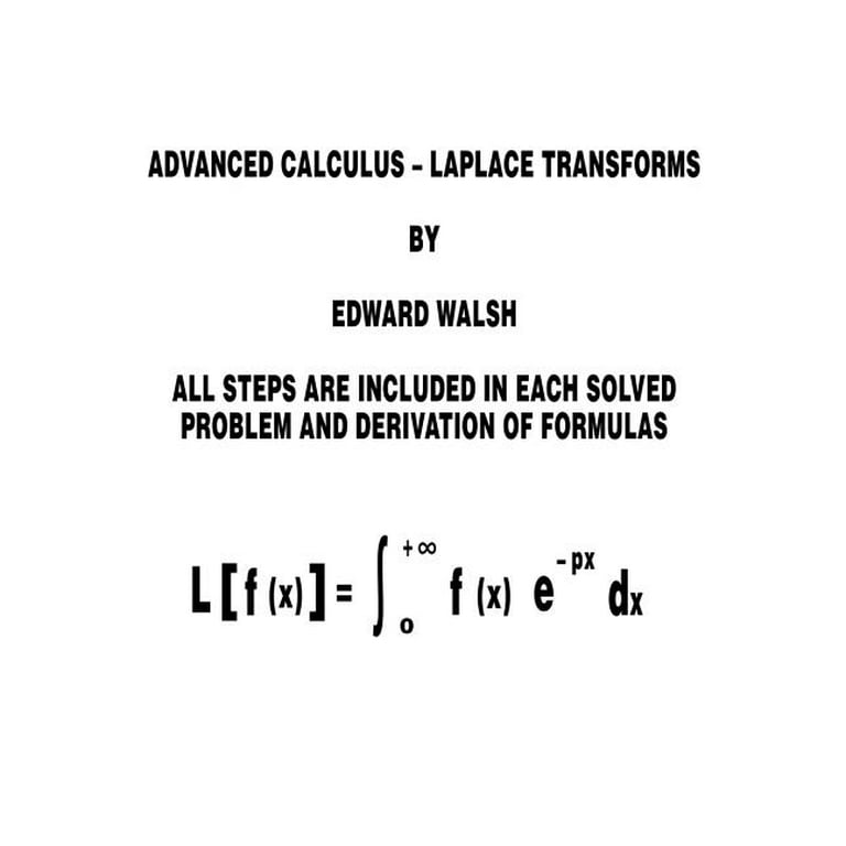 Advanced Calculus