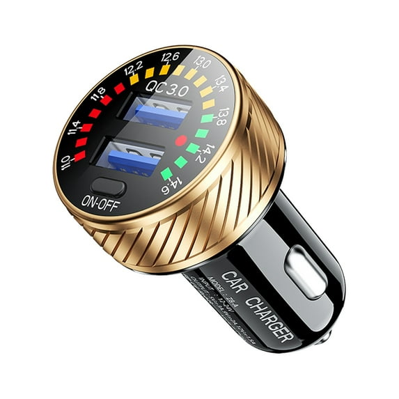 Advanced Car Charger with Digital Display for USB Charging and Smart ...