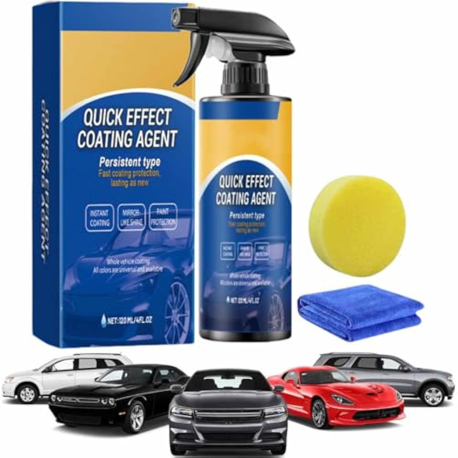 Advanced Car Quick-Acting Coating Agent Spray, Quick Effect Coating ...