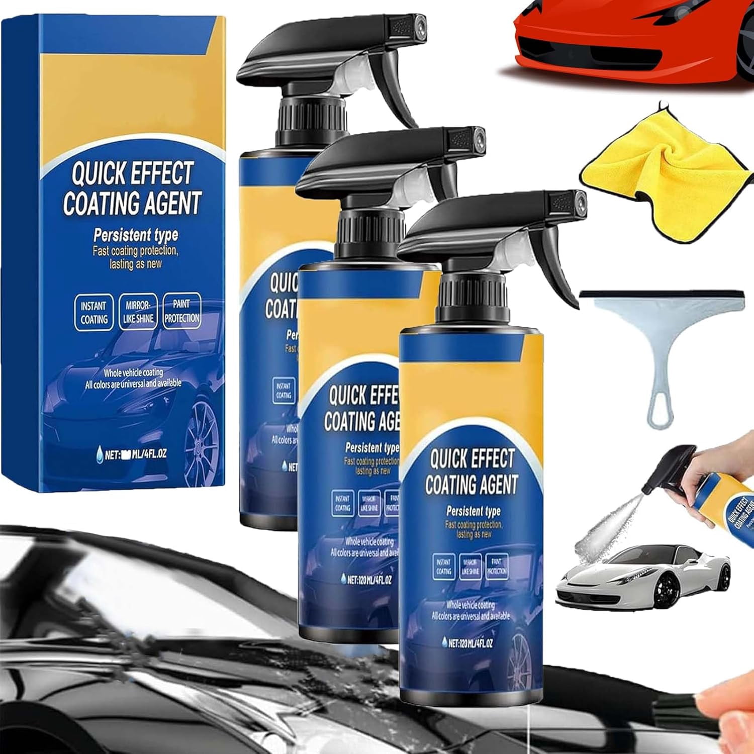 Advanced Car Quick-Acting Coating Agent Spray,Quickly Effect Coatings ...