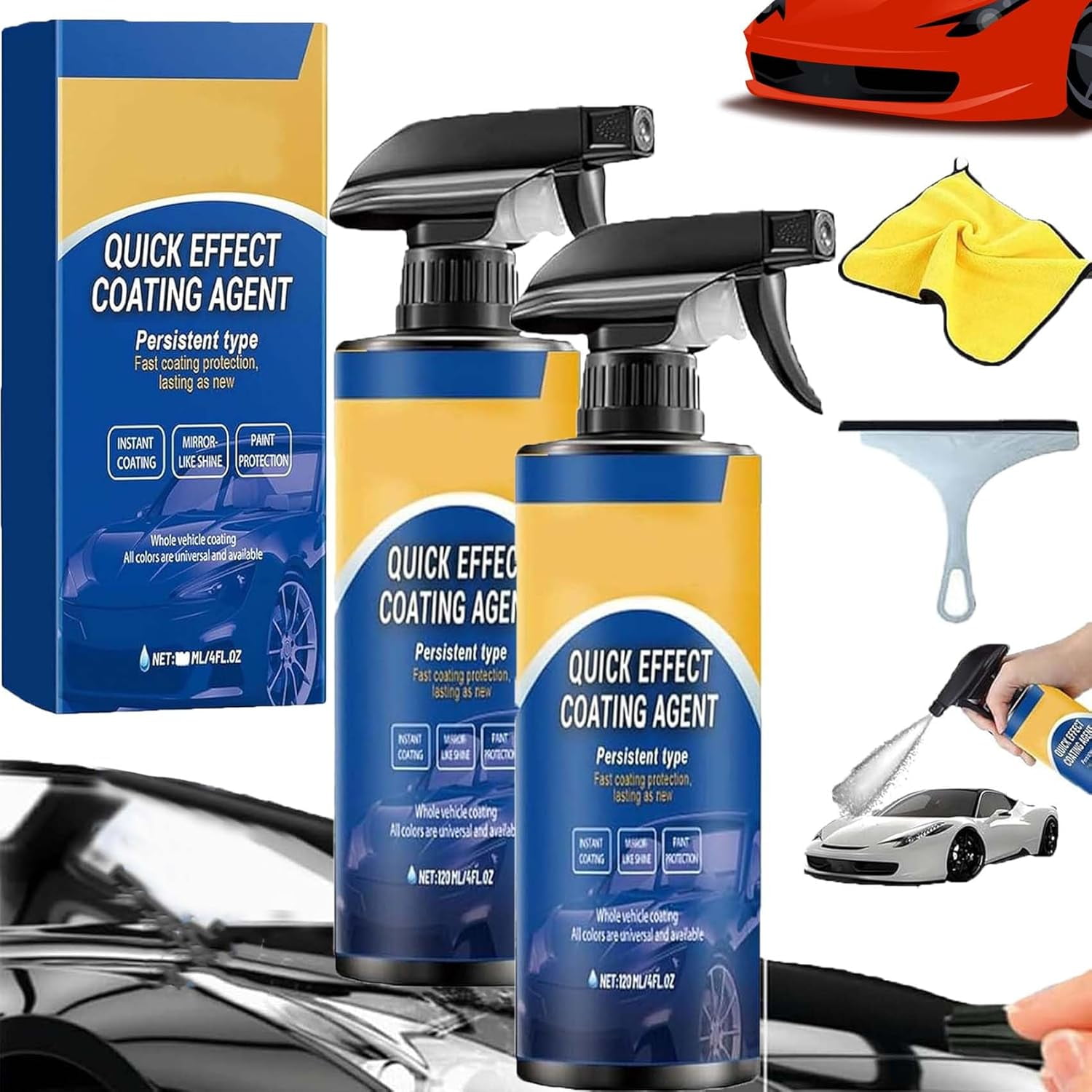 Advanced Car Quick-Acting Coating Agent Spray,Quickly Effect Coatings ...