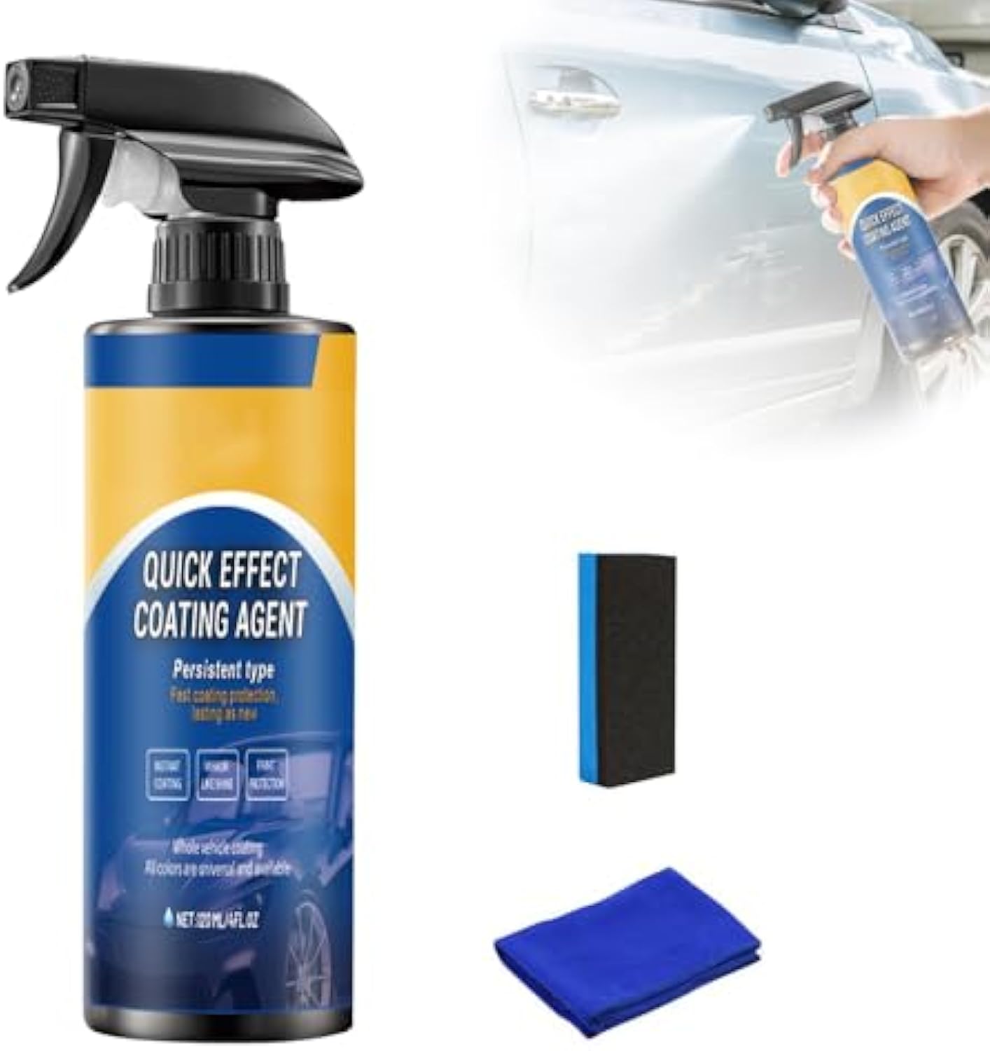 Advanced Car Quick-acting Coating Agent Spray, 2025 New Quick Effect ...