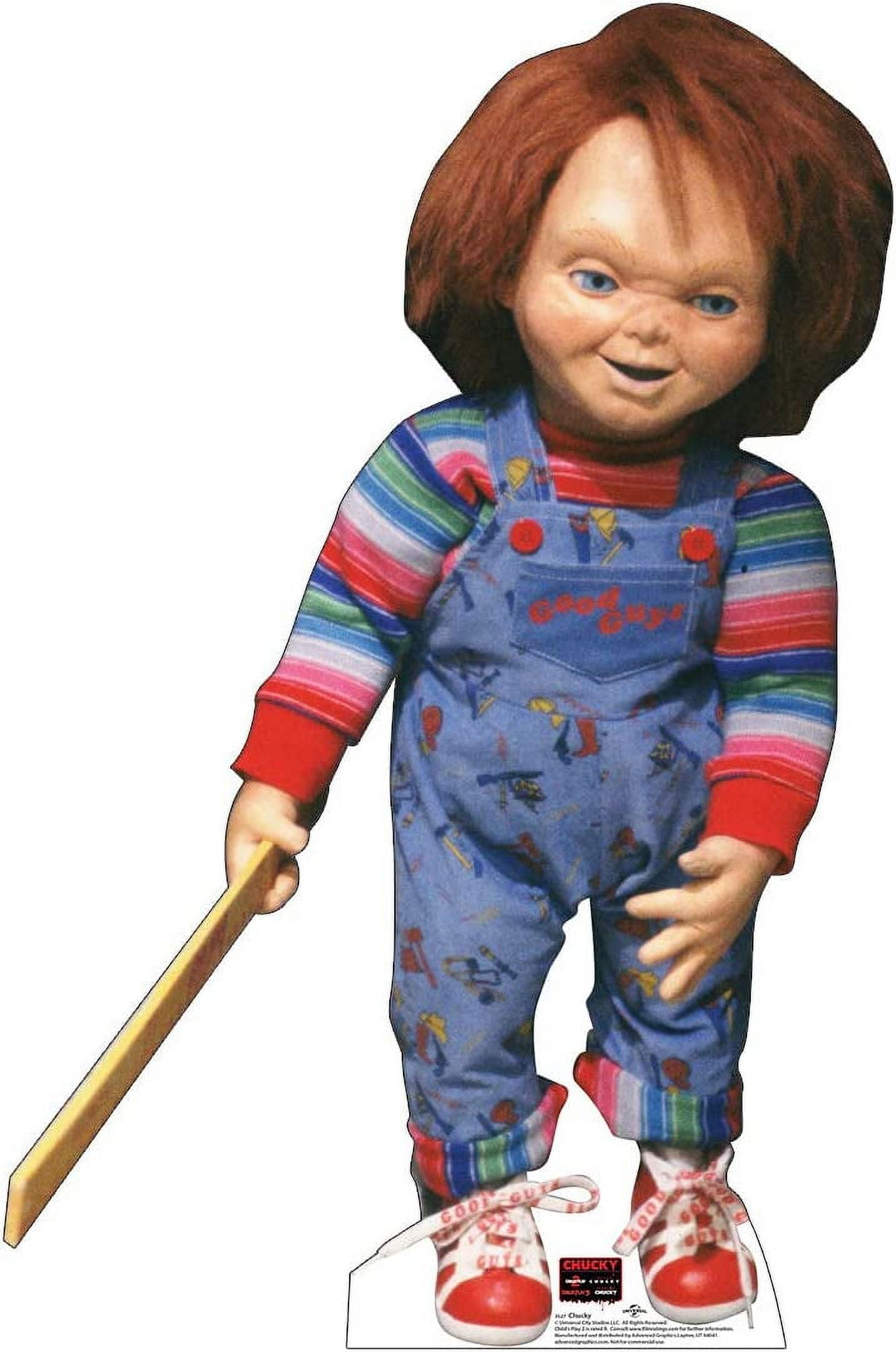 Advanced Chucky Life Size Cutout Standup - Child's Play - Walmart.com