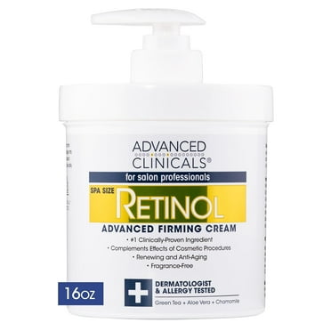 Advanced Clinicals Anti Aging Retinol Body Cream + Manuka Honey Cream ...