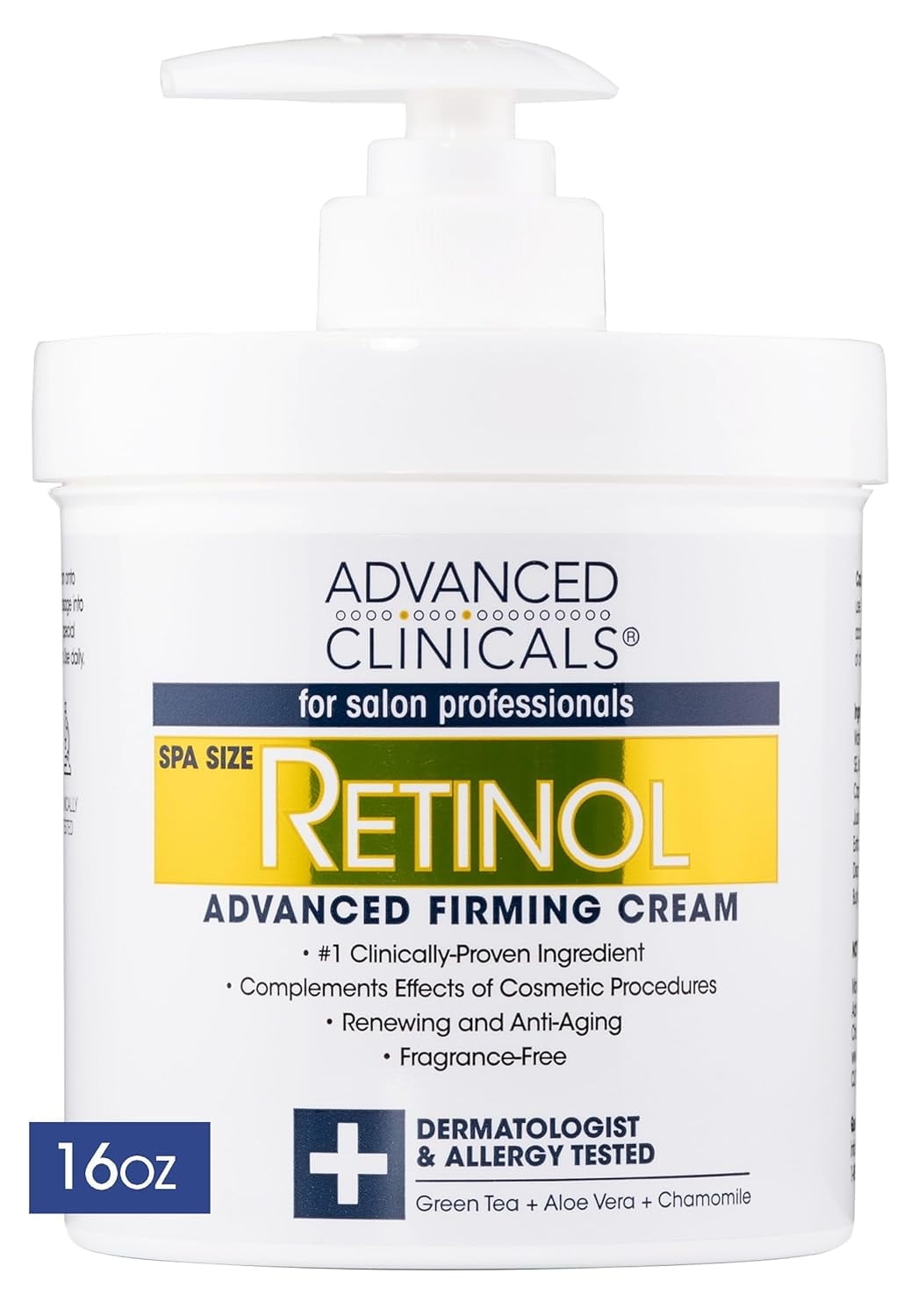 Advanced Clinicals Retinol Moisturizer | Collagen Boosting, Brightening ...
