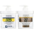 Advanced Clinicals Anti Aging Retinol Body Cream + Manuka Honey Cream ...