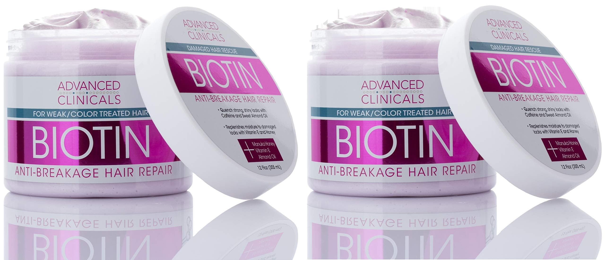 Advanced Clinicals Biotin Anti Breakage Hair Mask. Conditioner Mask for ...