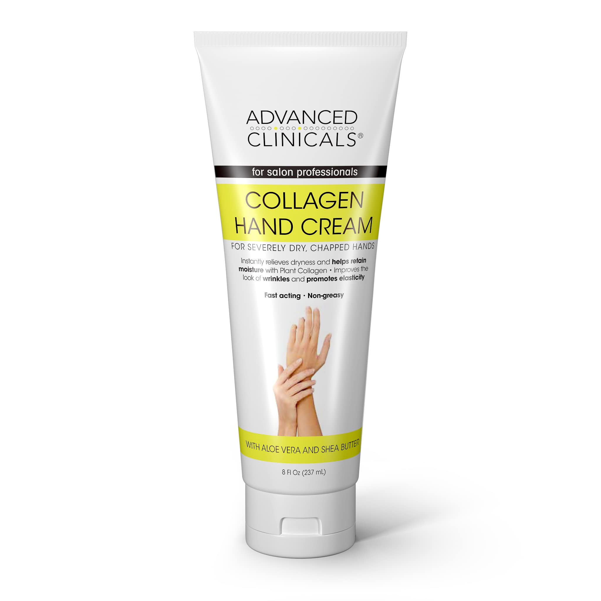 Advanced Clinicals Collagen Hand Cream 8 fl oz - Walmart.com