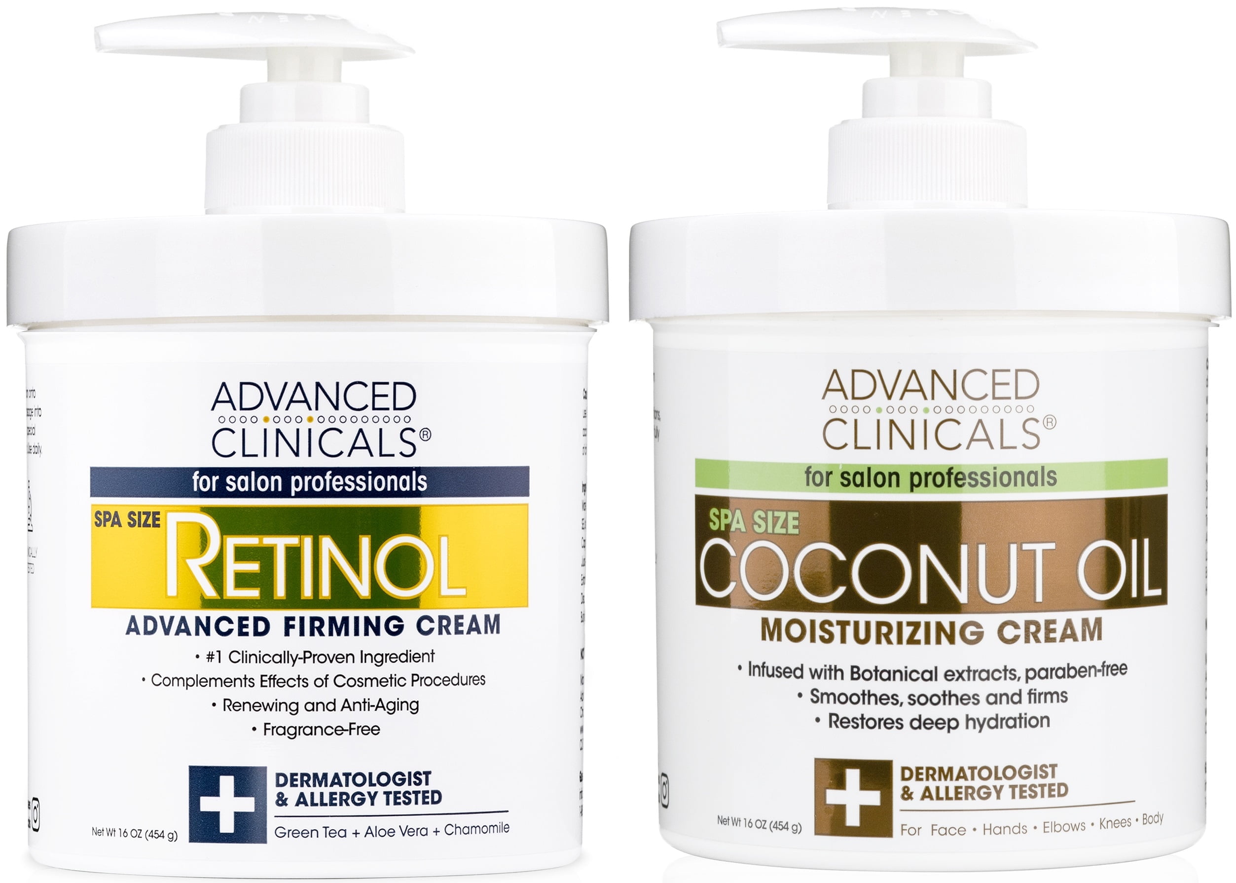 Advanced Clinicals Moisturizing Coconut Oil Body Cream + Anti Aging ...
