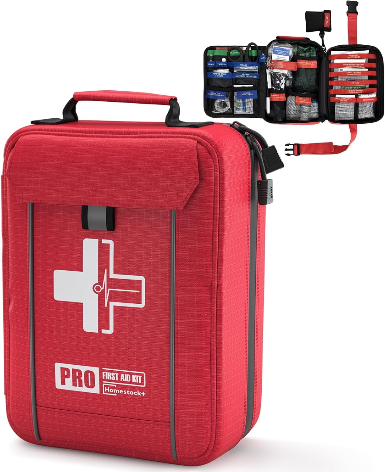 Advanced Comprehensive First Aid Kit with Well Organized Labelled ...