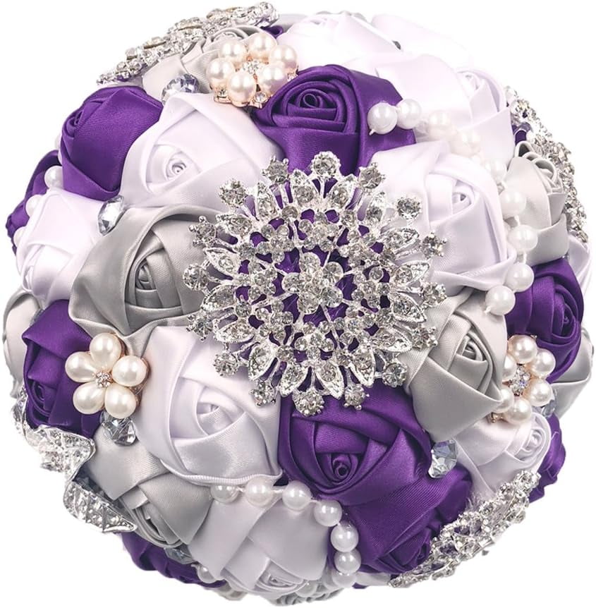 Advanced Customization Romantic Bride Wedding Holding Toss Bouquet Rose ...