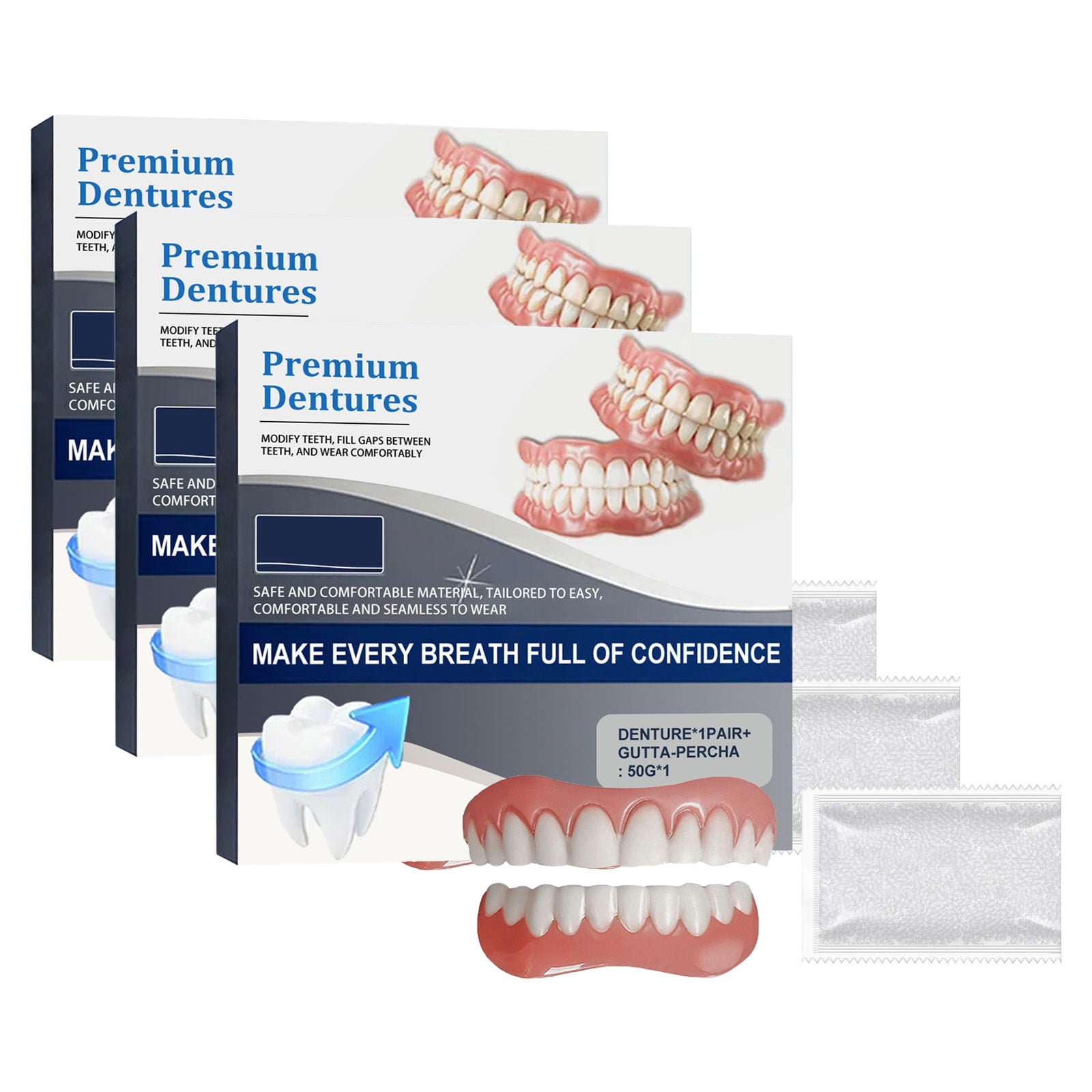 Advanced Customized Full Denture Set Premium Dentures Full Denture Set ...