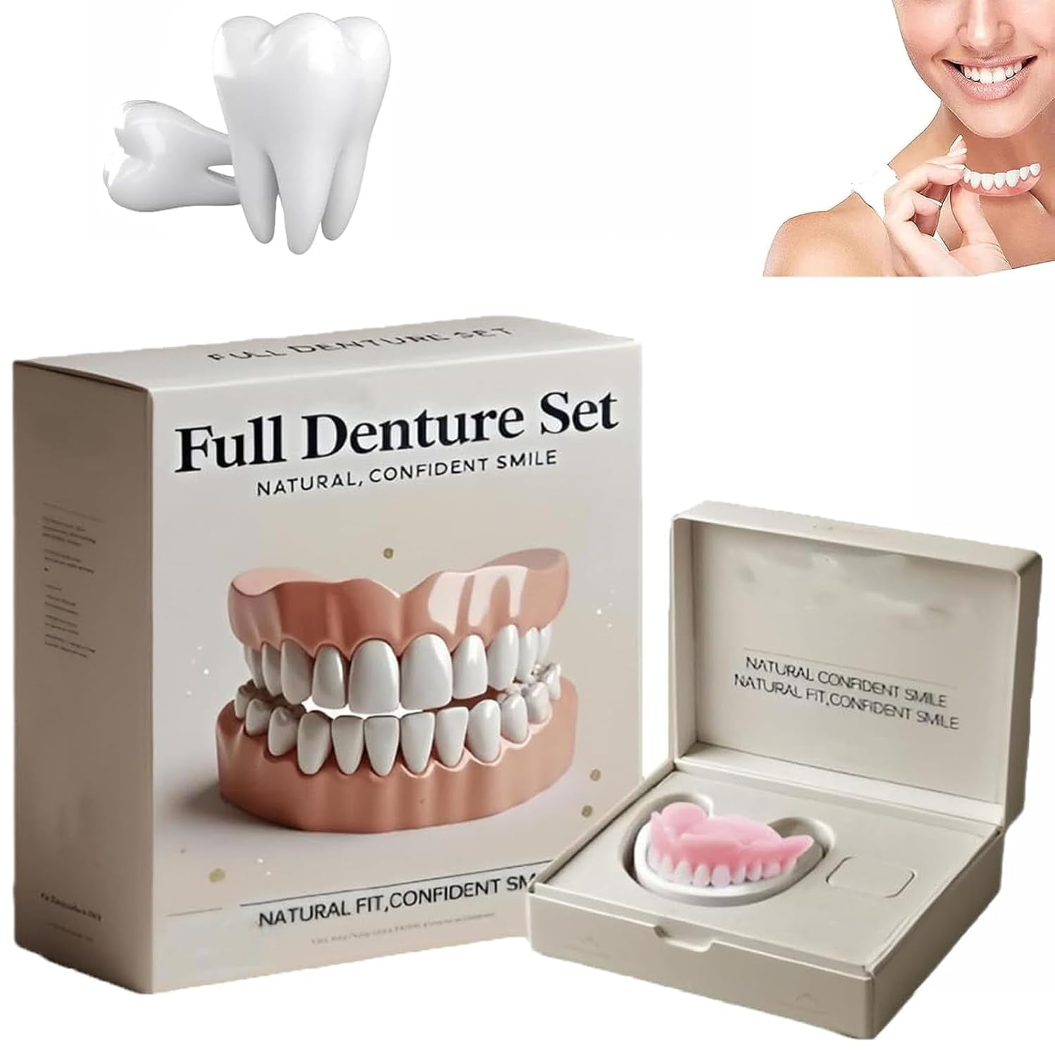 Advanced Customized Full Denture Set,Silicone Reline Denture Set ...