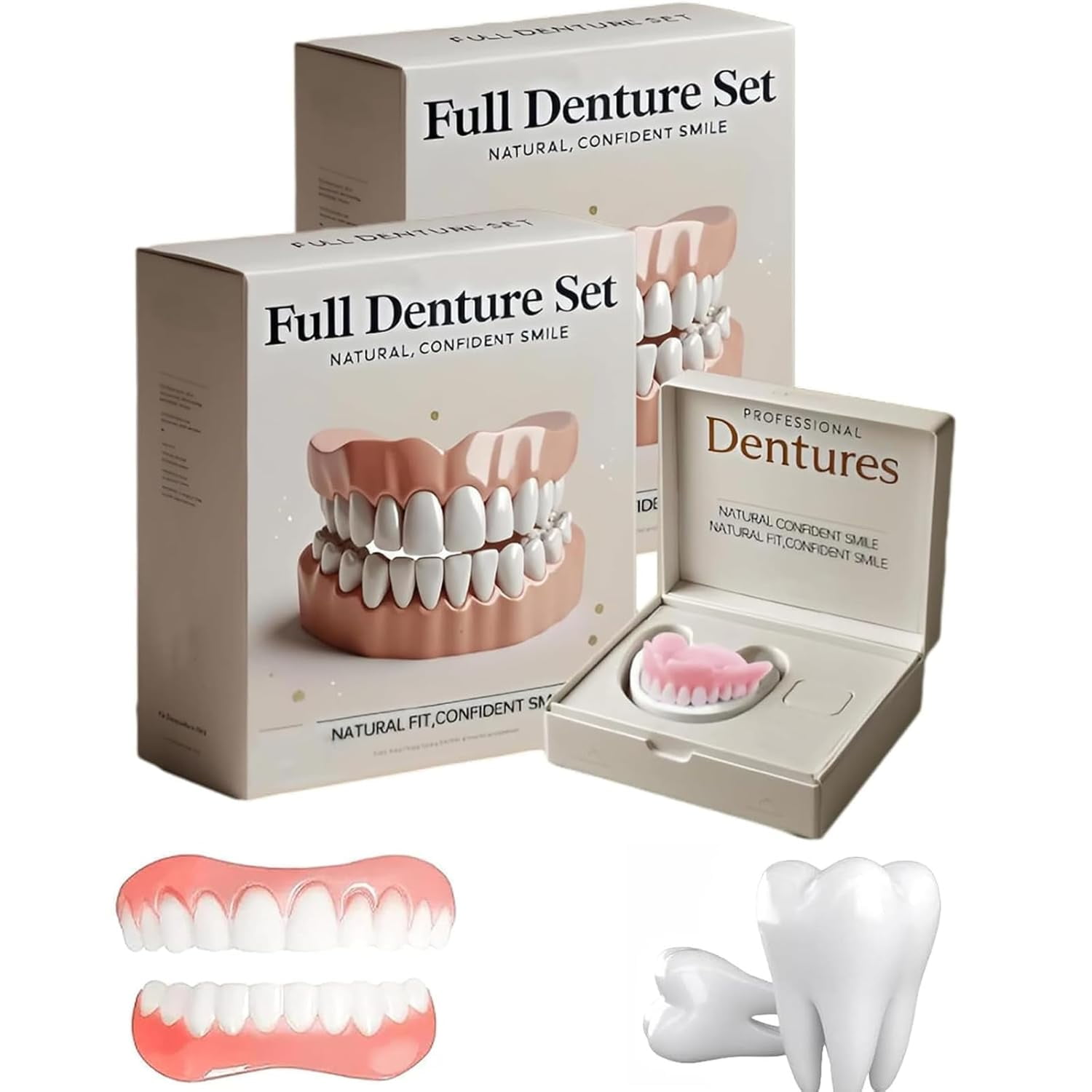 Advanced Customized Full Denture Set,Silicone Reline Denture Set ...