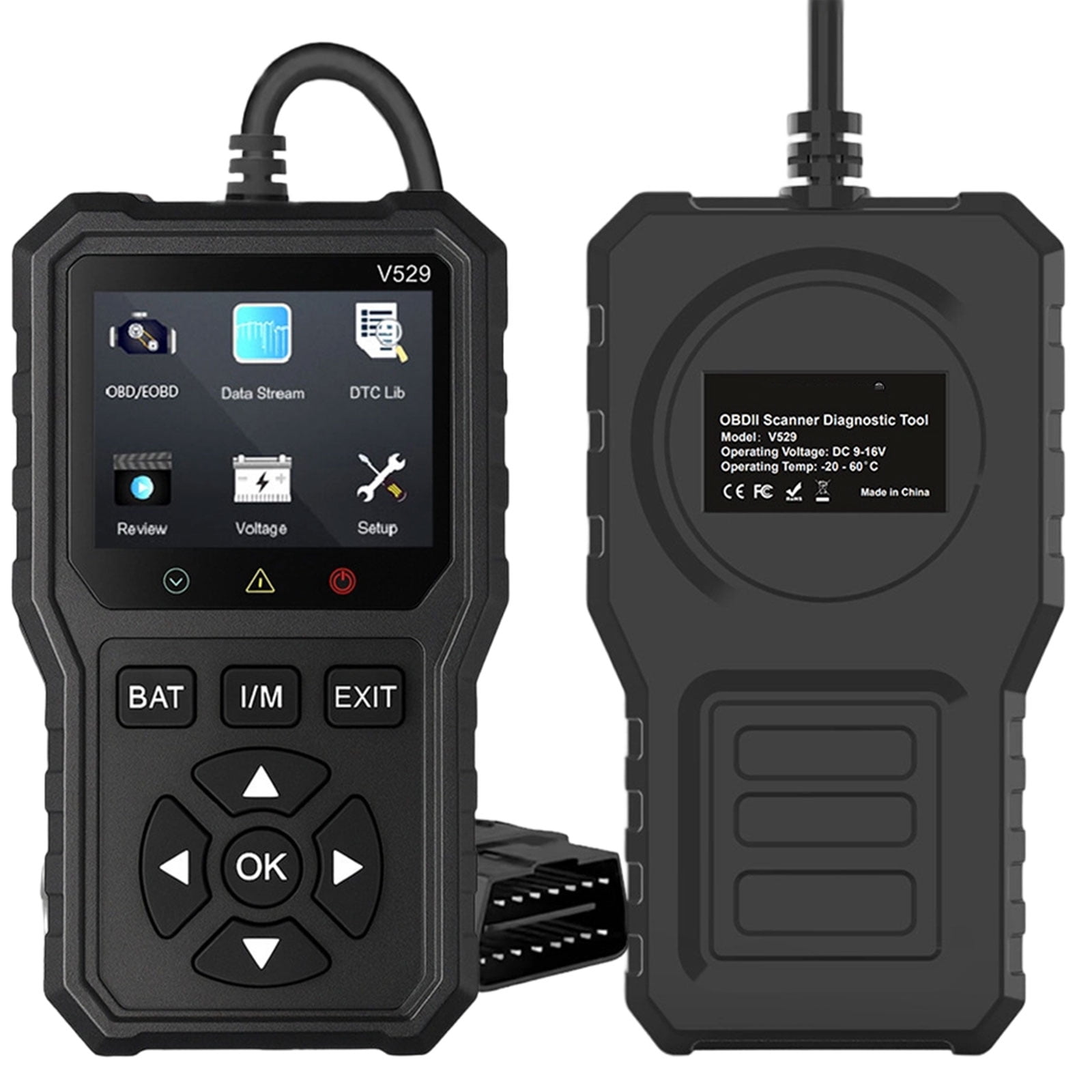 Advanced Diagnostic Tool Professional Engine Code Reader, Plug-Play 3.5 ...