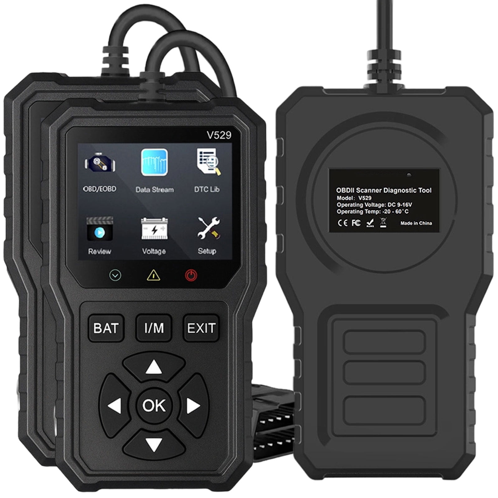 Advanced Diagnostic Tool Professional Engine Code Reader, Plug-Play 3.5 ...