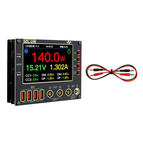 Advanced Digital Oscilloscope Multimeter With Double Channel Monitoring ...