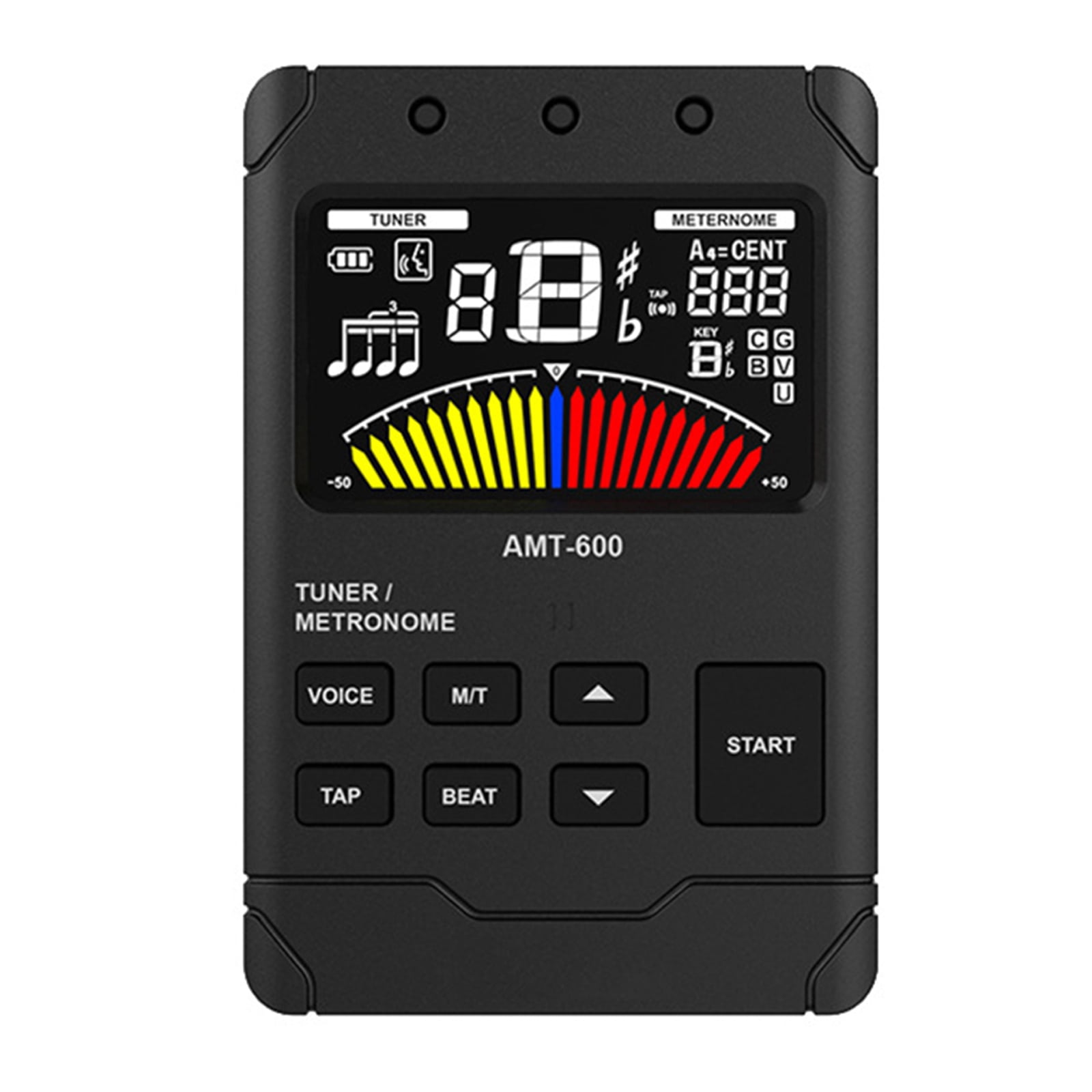 Advanced Digital Tuner for Flute/Clarinet/Trumpet, Shockproof ABS Body ...