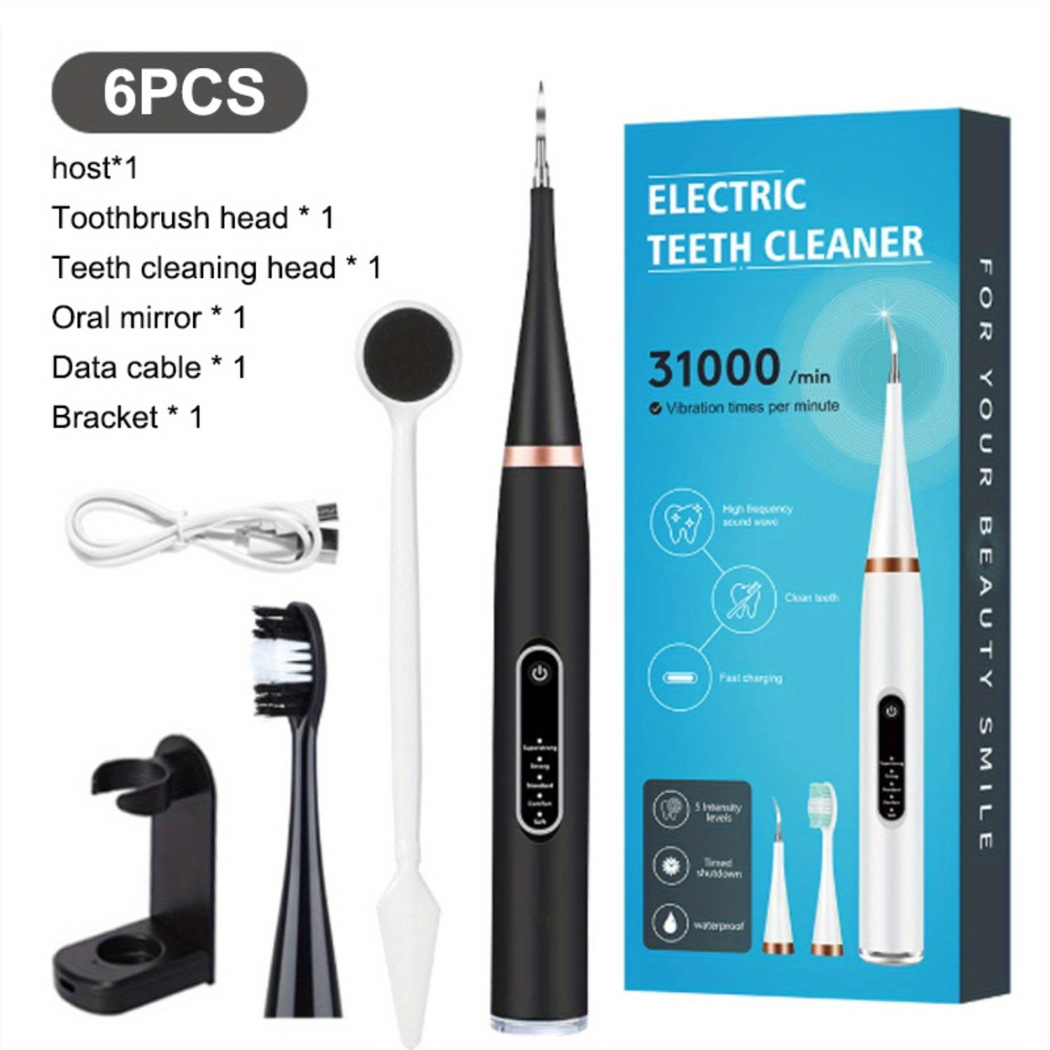 Advanced Electric Teeth Cleaning Tool-Powerful Ca Remove&Tartar Eraser ...