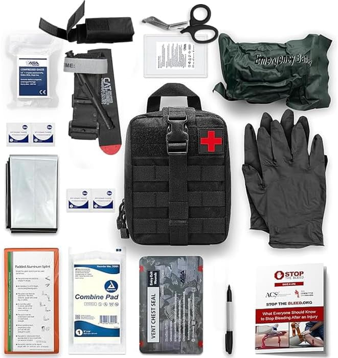 Advanced Emergency Trauma Kit with CAT GEN-7 Tourniquet – Compact ...