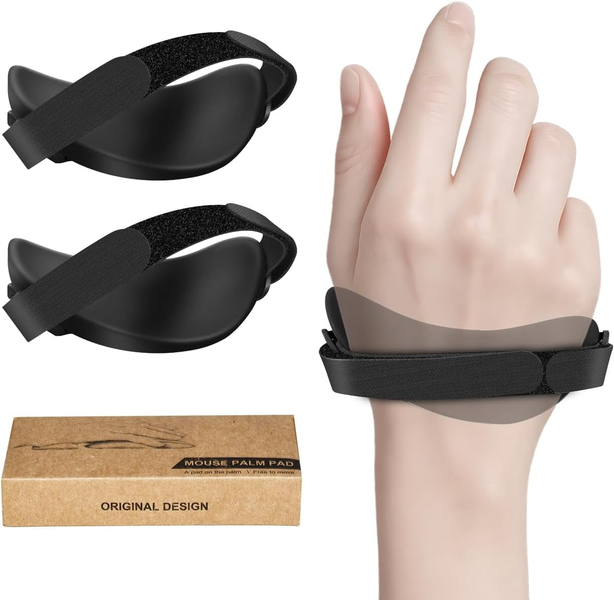 Advanced Ergonomic Right-Handed Gaming Wrist Rest for Mouse 2 Pack ...