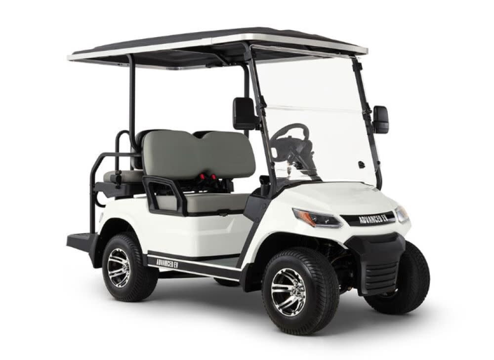 Advanced Ev Advent 4 Ev 48V Electric 2+2 Passenger Golf Car White ...
