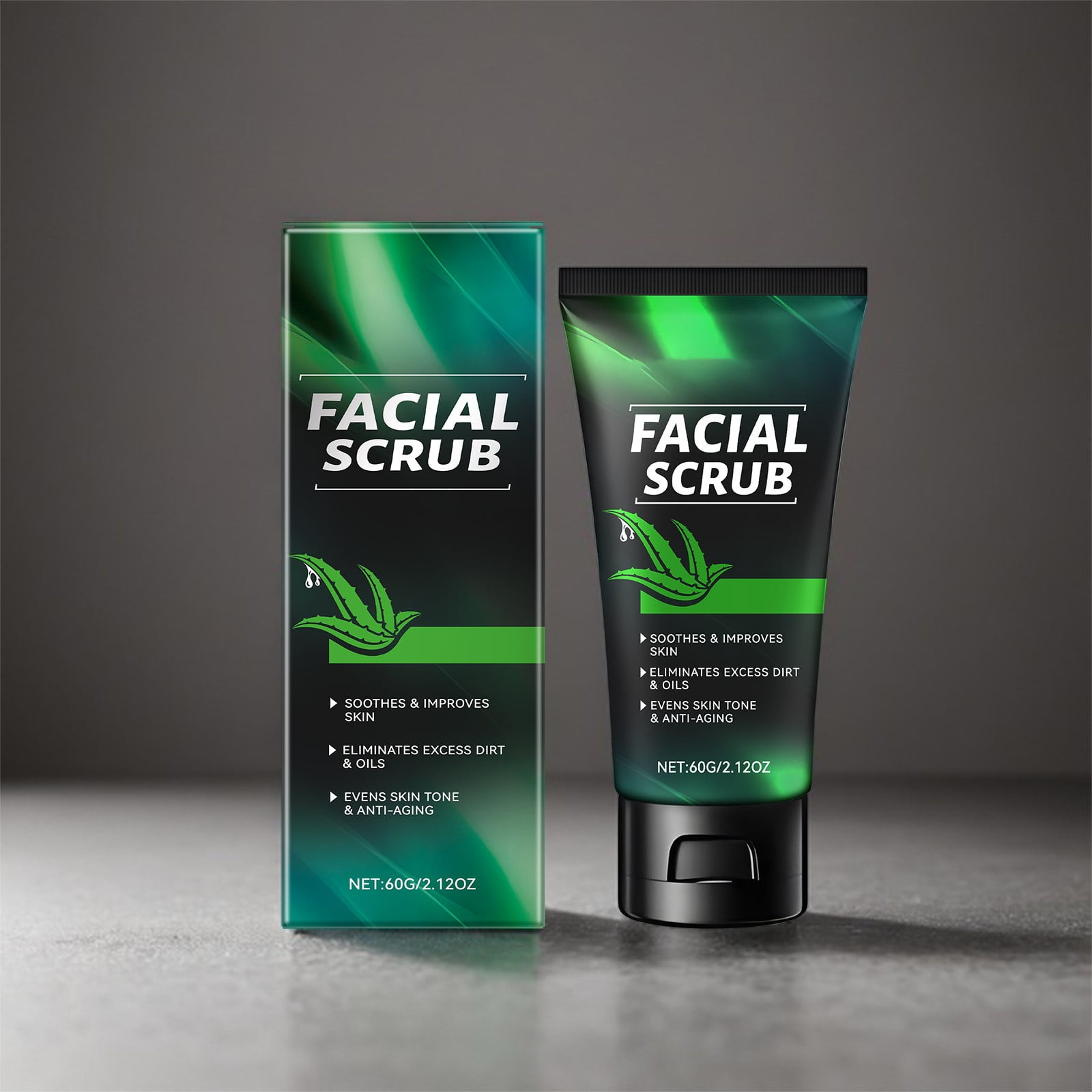 Advanced Facial Care Kit with Activated Charcoal,Hyaluronic Acid ...