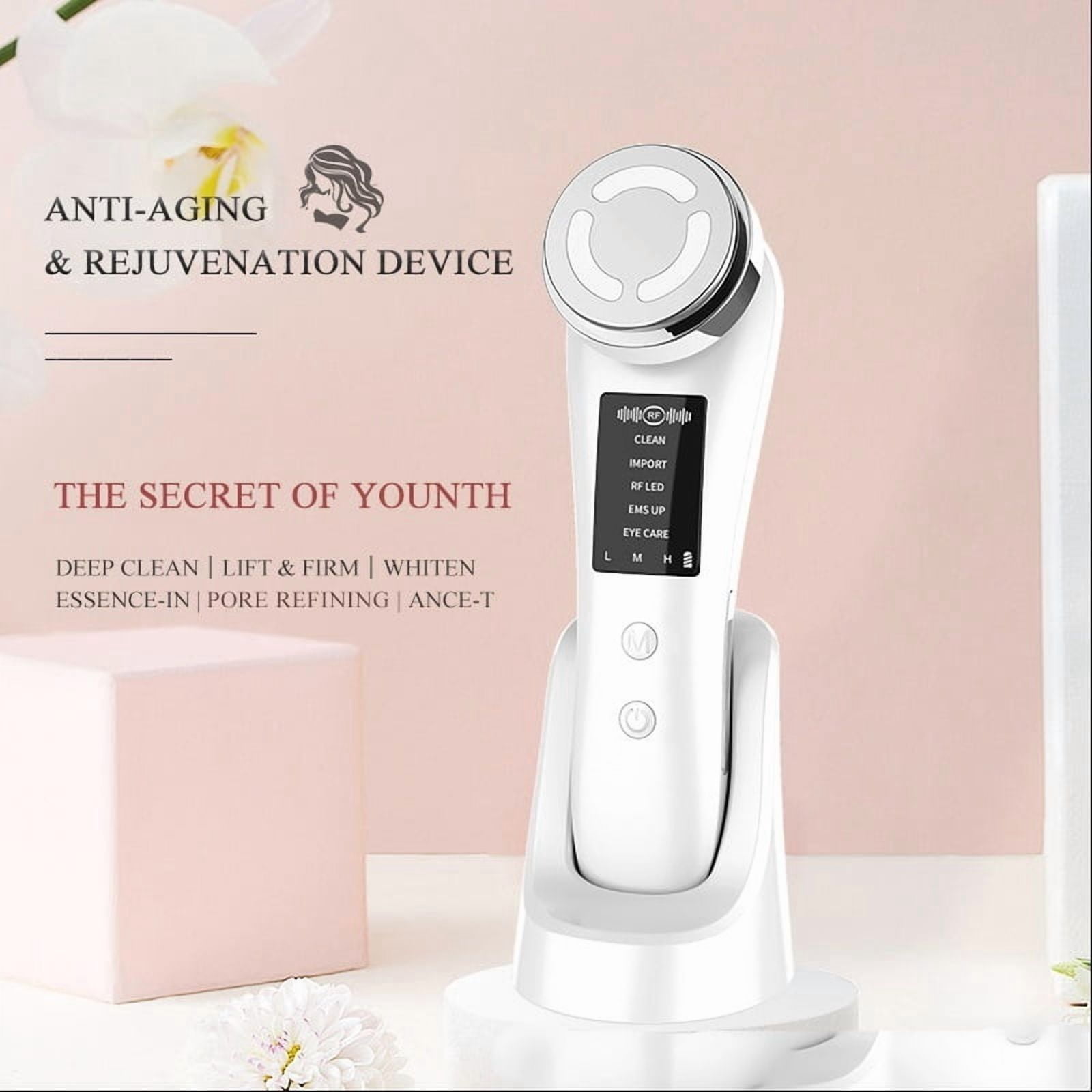 Advanced Facial Massager with Red and Blue Light Therapy for Skin ...
