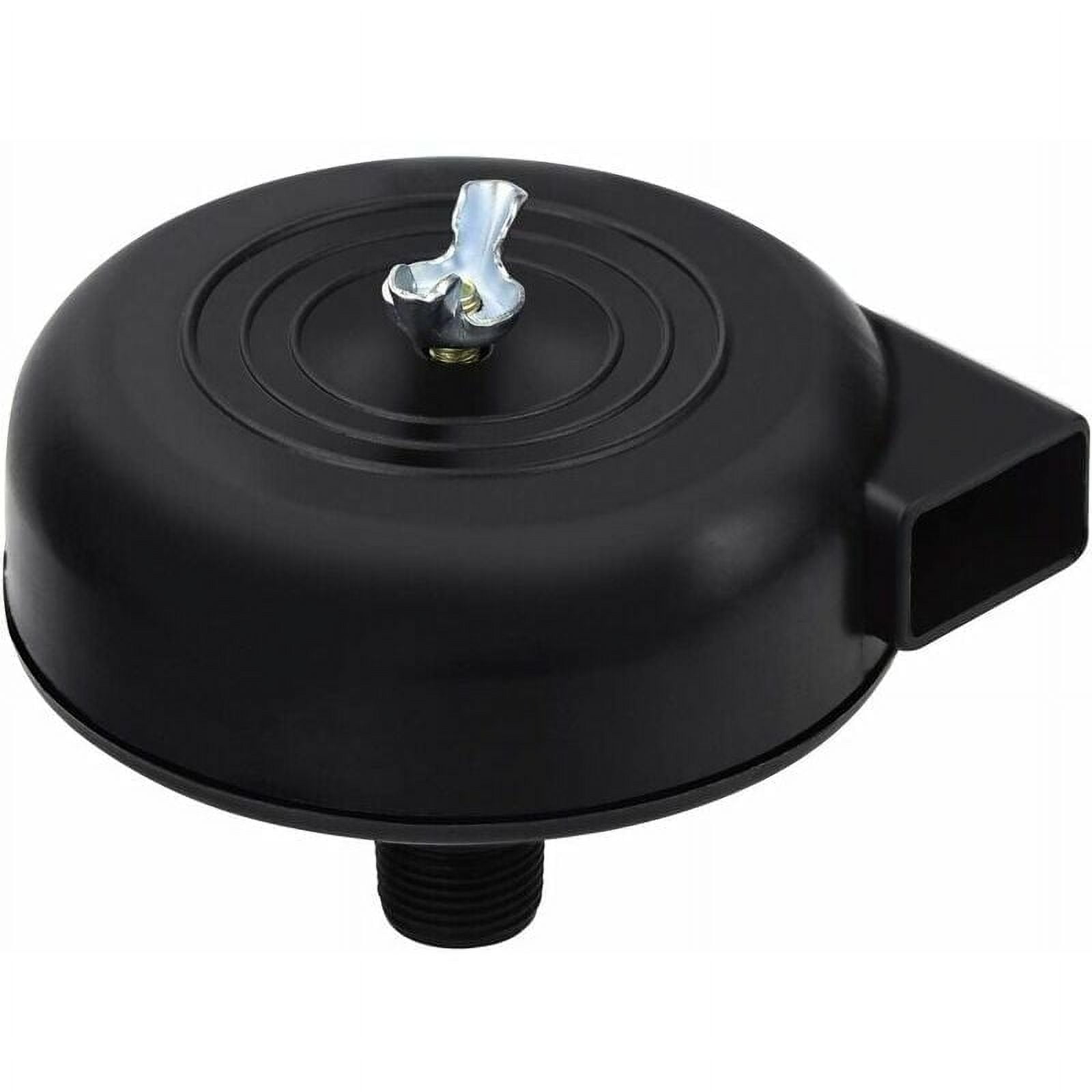 Advanced Filter Design, Black Color Air Compressor Filter Silencer ...