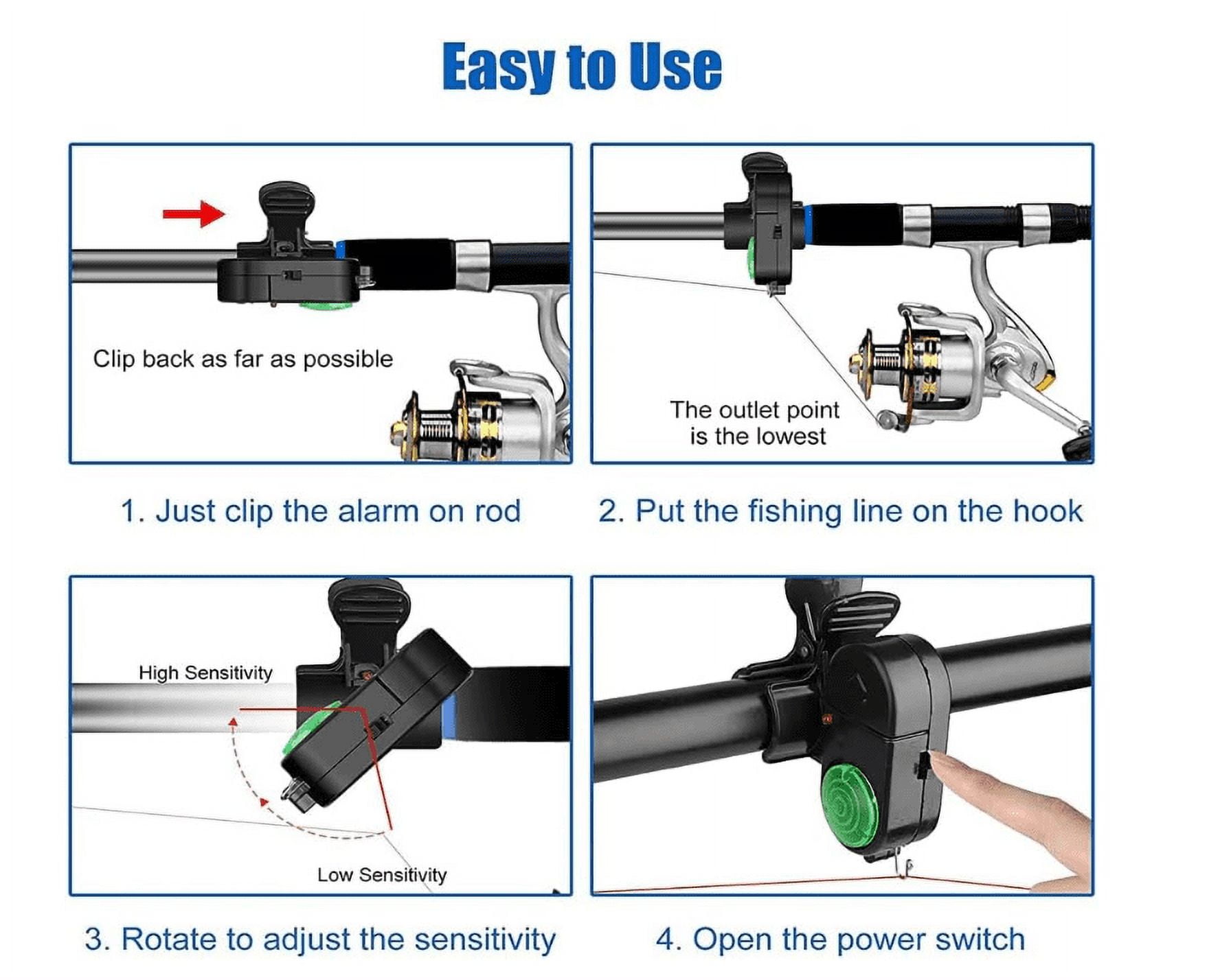 Advanced Fishing Rod Alarm System FishSentry Intelligent Detection ...
