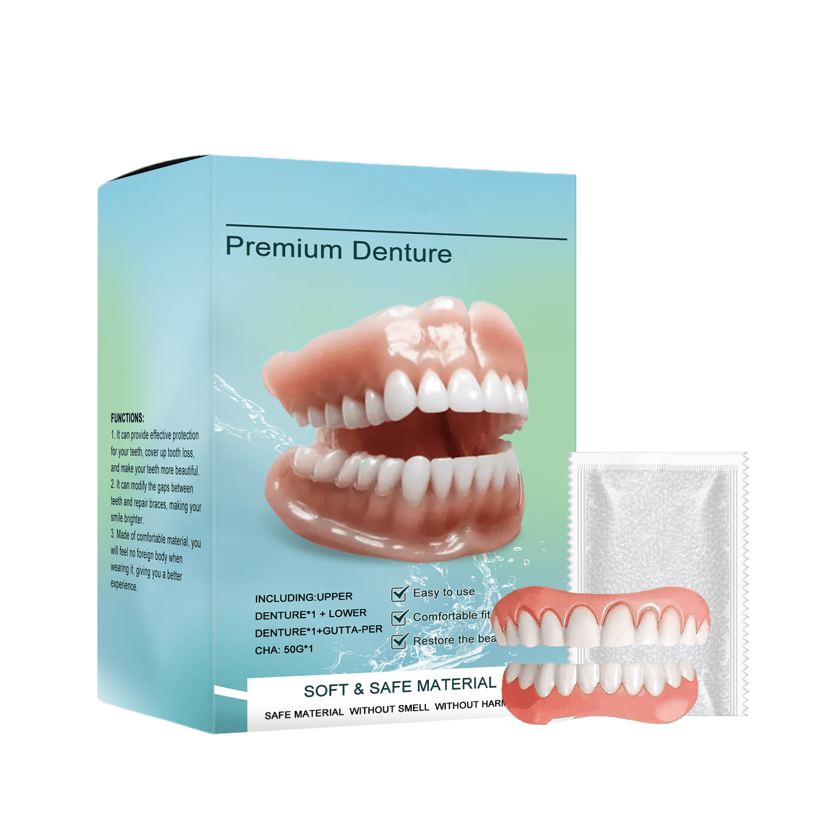 Advanced Full Denture Set, Silicone Reline Denture Set, Denture Reline ...
