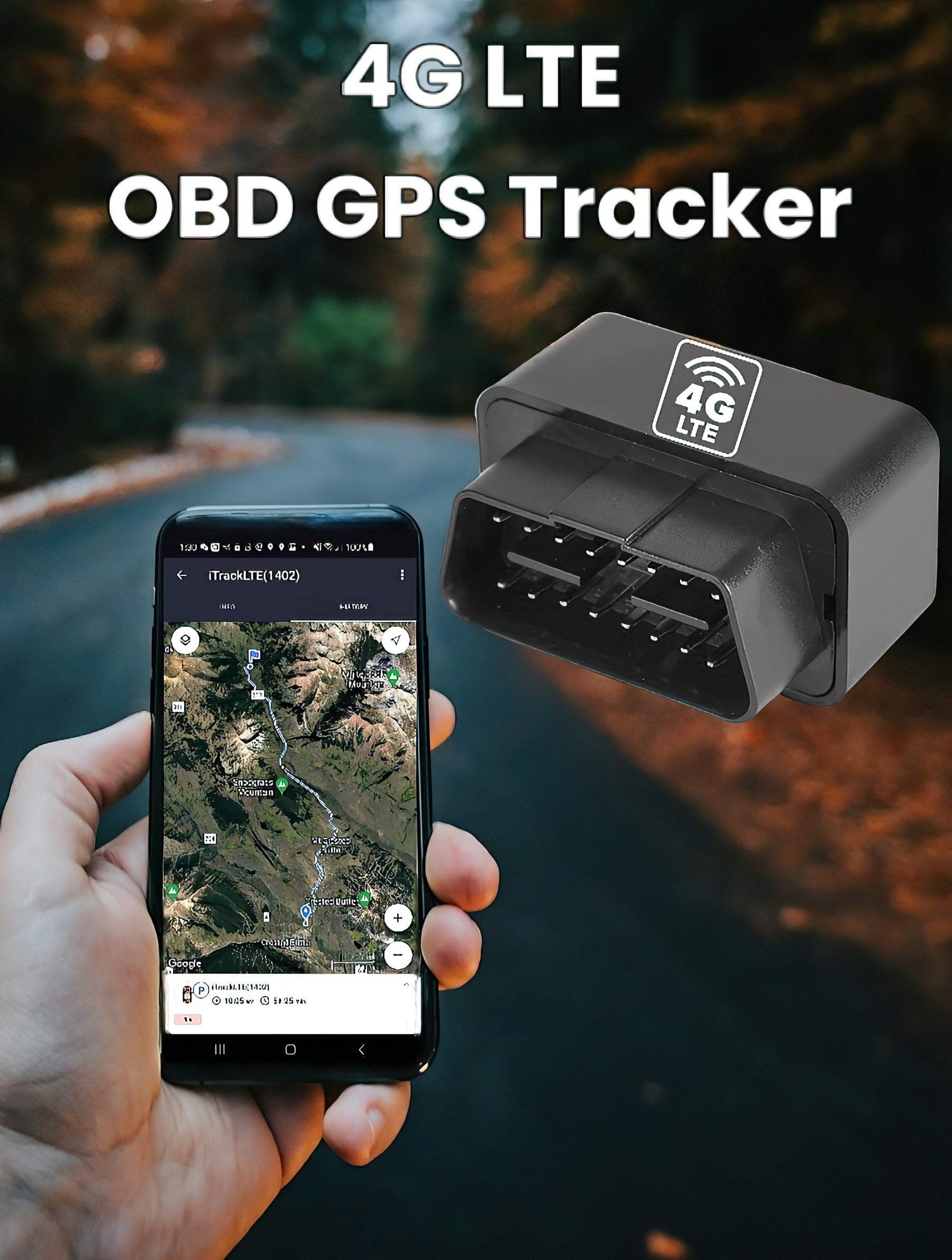 Advanced GSM 4G-Lte Security w/ OBD Portable GPS Devices for Car ...